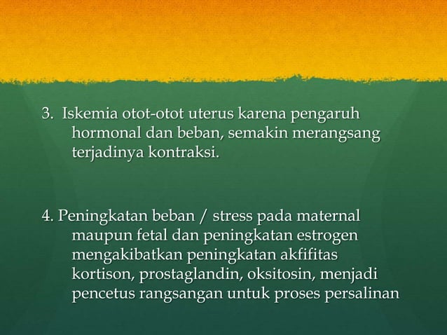 Proses persalinan normal | PPTX