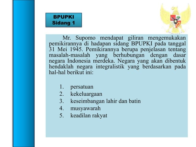 Proses perumusan pancasila sbg dasar negara Proses perumusan pancasila sbg dasar negara