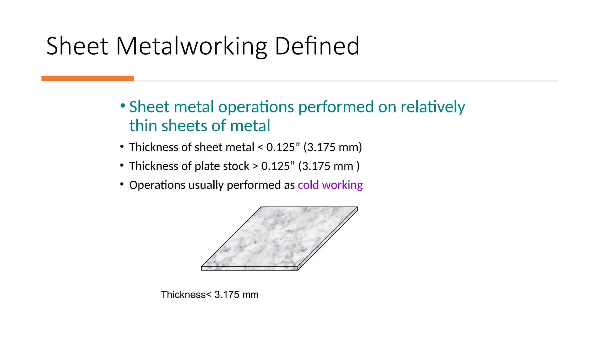 Proses Produksi 1-Sheet Metal Working Part 1 | PPTX