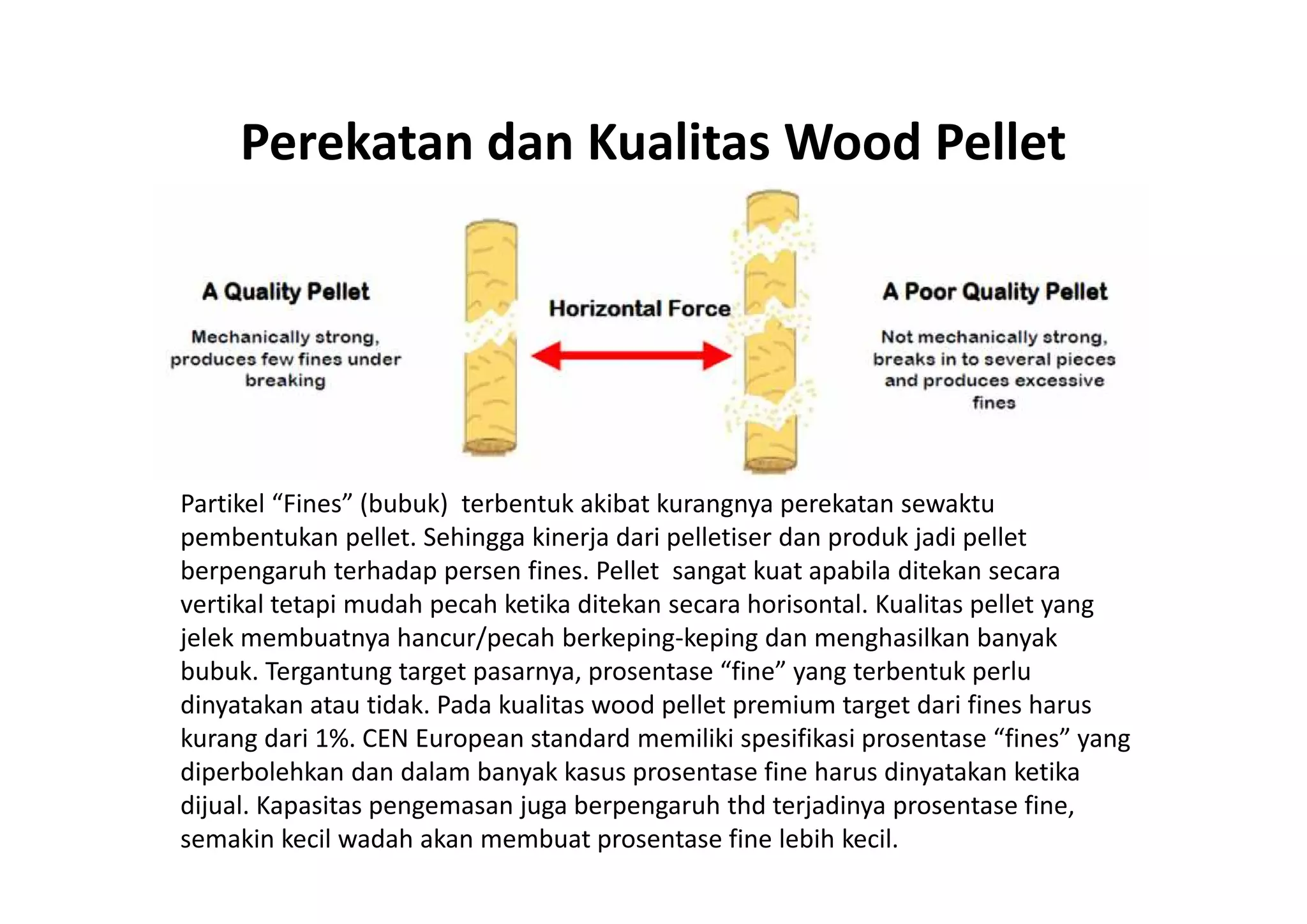 Proses produksi pabrik wood pellet | PDF