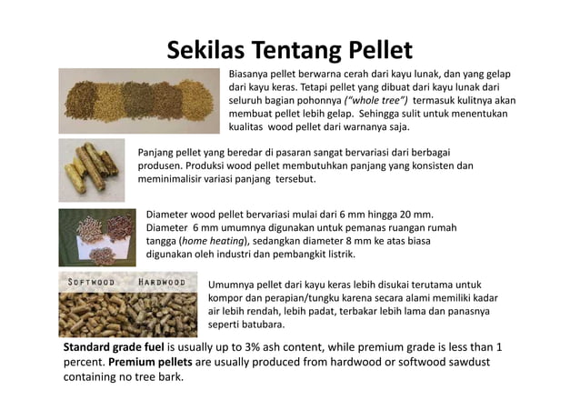 Proses produksi pabrik wood pellet | PDF
