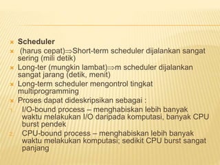 Dedi Purwanto - Proses - proses Sistem Operasi | PPTX