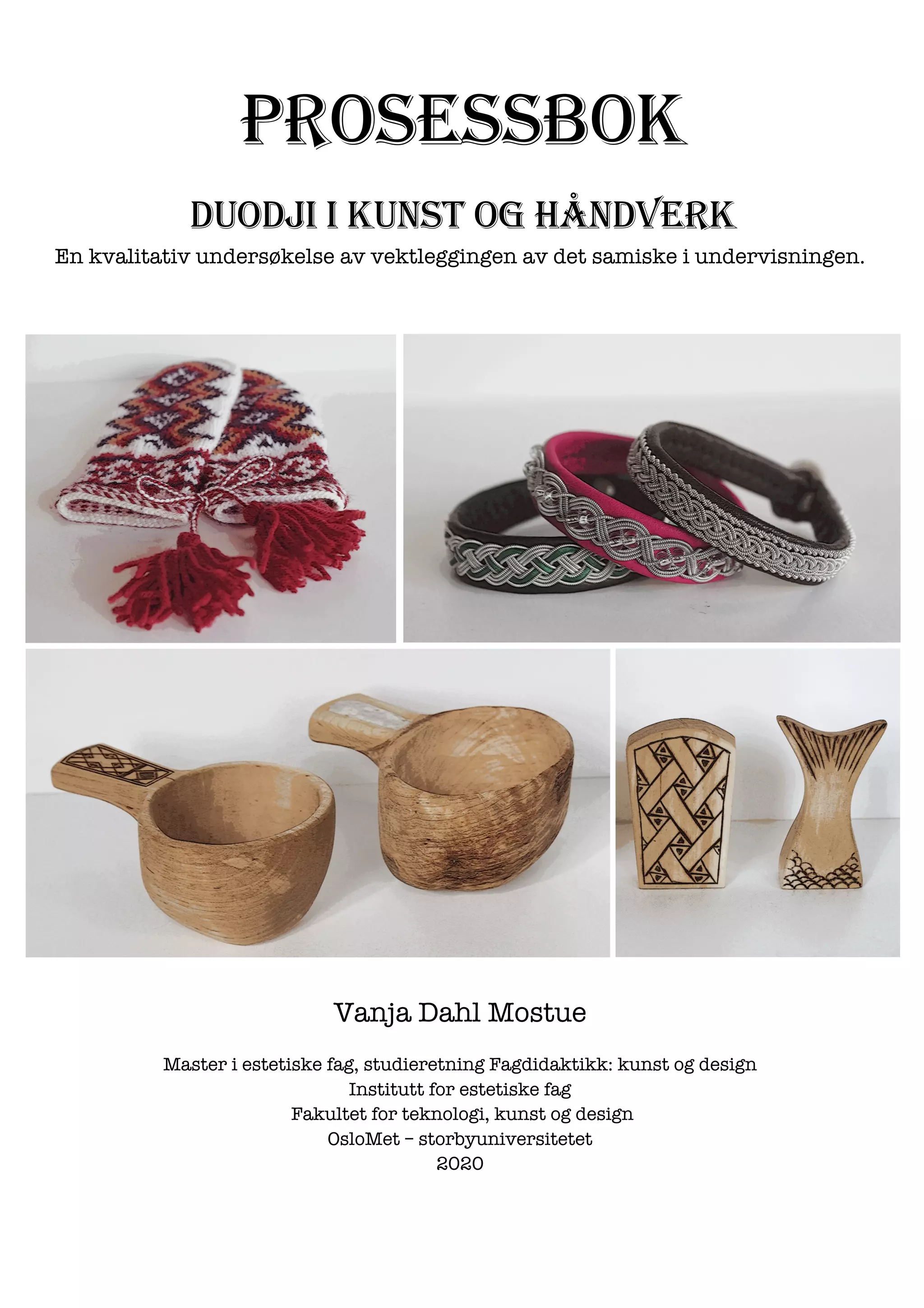 Prosessbok - Duodji i Kunst og håndverk | PDF