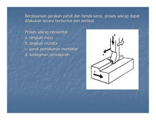 Proses Sekrap (Shaping) mesin perkakas.pdf