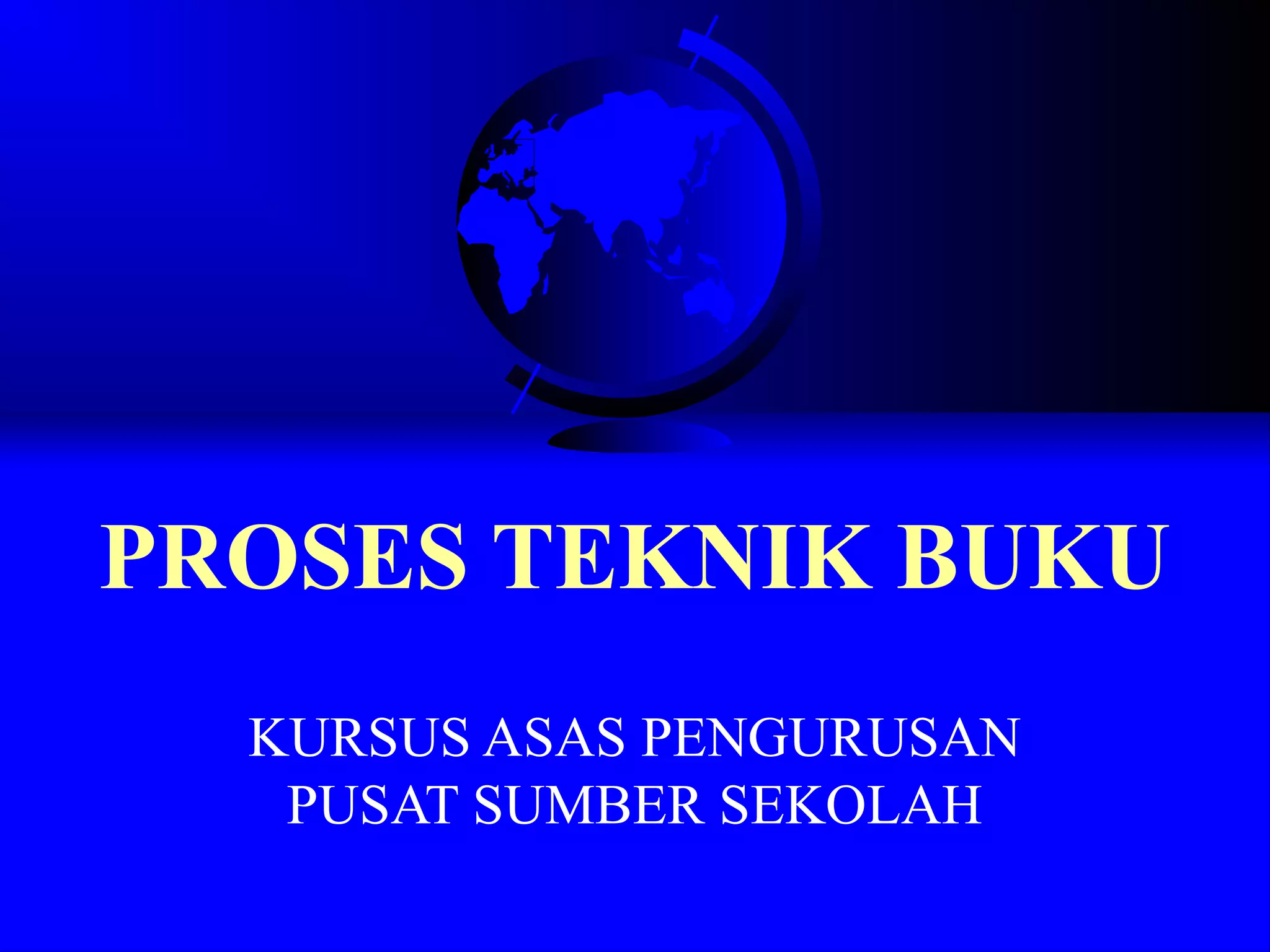PROSES TEKNIK BUKU | PPT