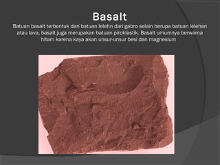 Proses terbentuknya batuan beku | PPT