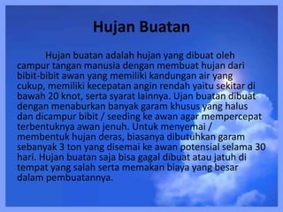 Proses terjadinya hujan | PPTX