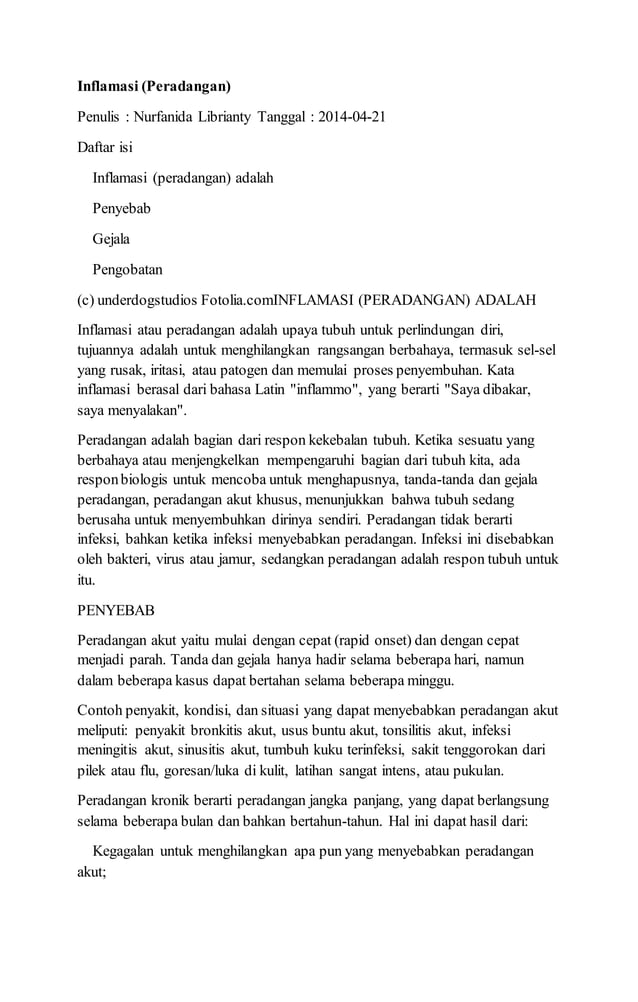 Proses terjadinya infeksi | DOCX