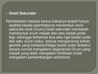 Proses terjadinya manusia berdasarkan IPTEK | PPTX