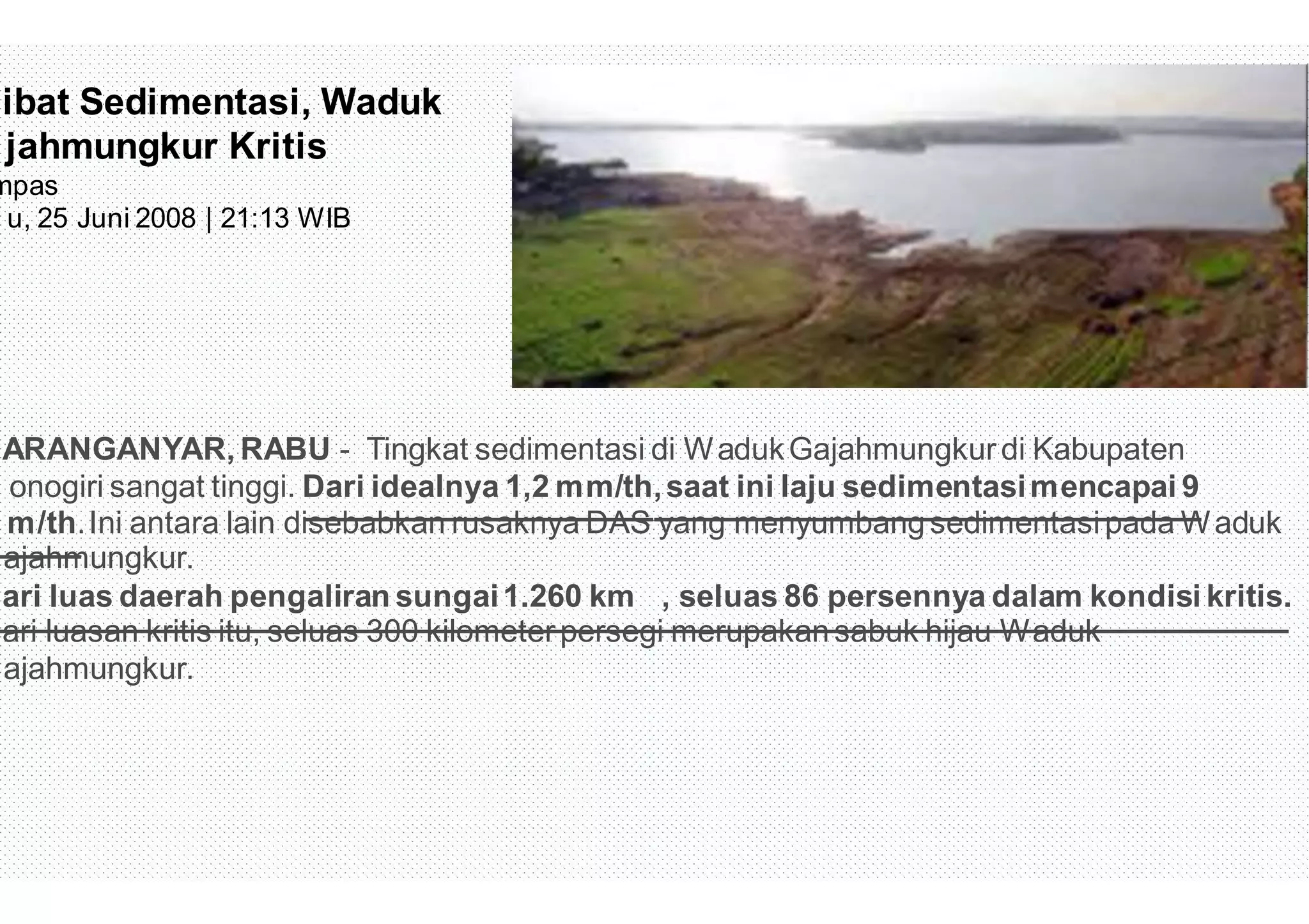 Proses terjadinya sedimentasi ppt | DOCX