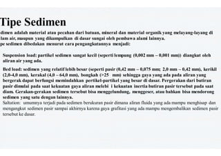 Proses terjadinya sedimentasi ppt | DOCX