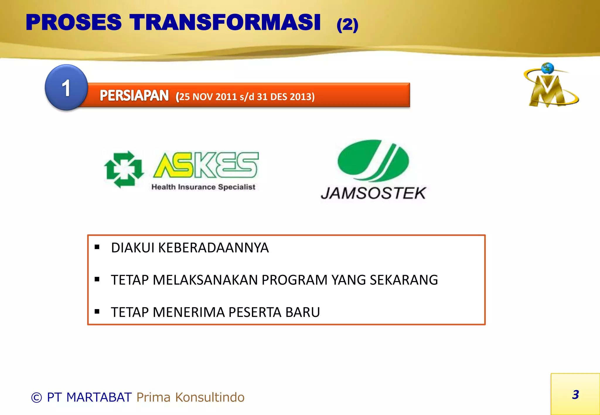 Proses transformasi askes | PPT