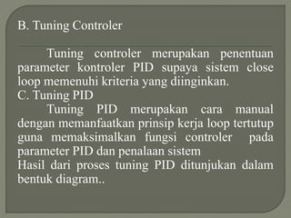 Proses tuning pada pid | PPTX