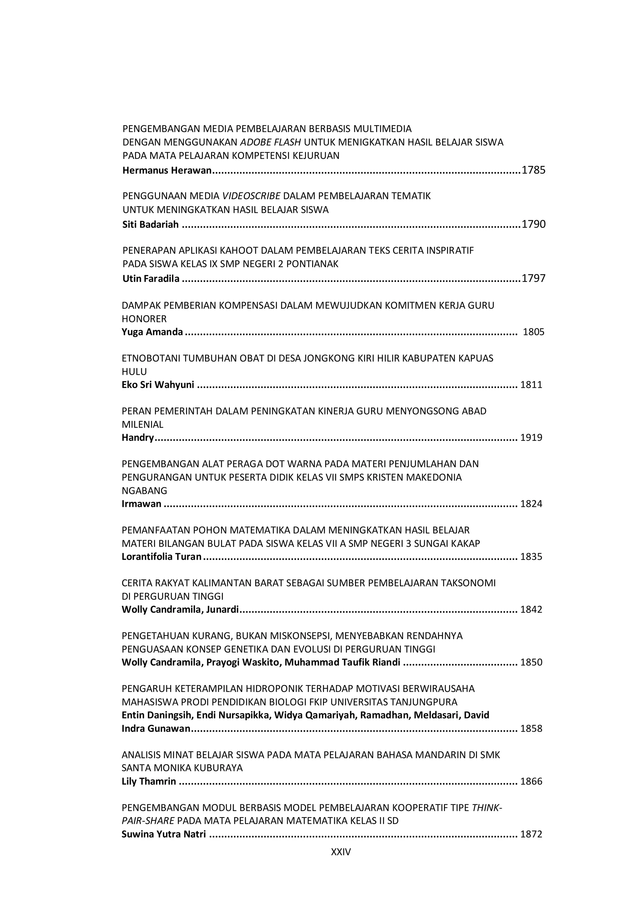 Prosiding SNP FKIP Universitas Tanjungpura Tahun 2019 | PDF