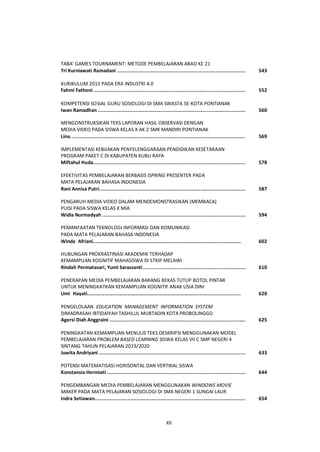 Prosiding SNP FKIP Universitas Tanjungpura Tahun 2019 | PDF