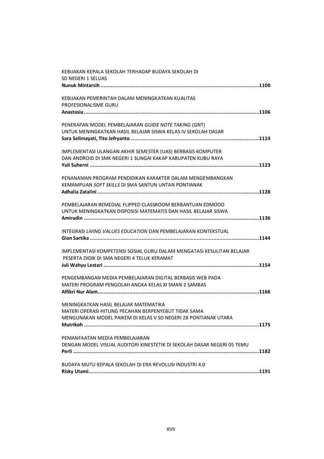 Prosiding Snp Fkip Universitas Tanjungpura Tahun 2019 Pdf