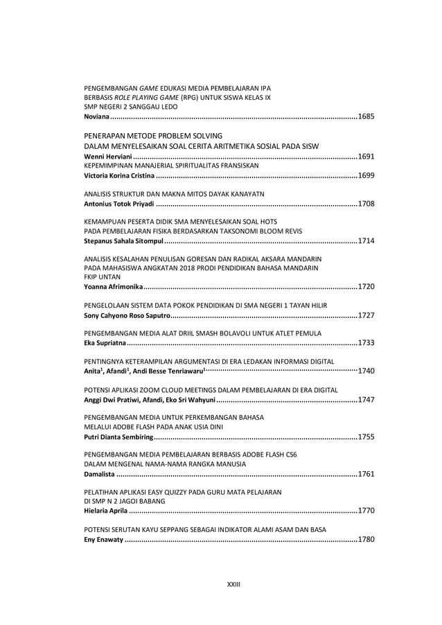 Prosiding SNP FKIP Universitas Tanjungpura Tahun 2019 | PDF