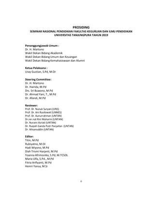 Prosiding SNP FKIP Universitas Tanjungpura Tahun 2019 | PDF