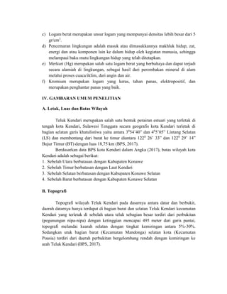 ANALISIS KONSENTRASI LOGAM BERAT MERKURI (Hg) DAN KROMIUM (Cr ...