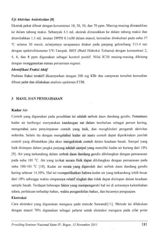 ISOLASI DAN IDENTIFIKASI GOLONGAN FLAVONOID DAUN DANDANG GENDIS ...