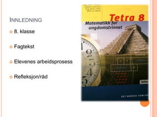 Prosjekt om fagtekster | PPT