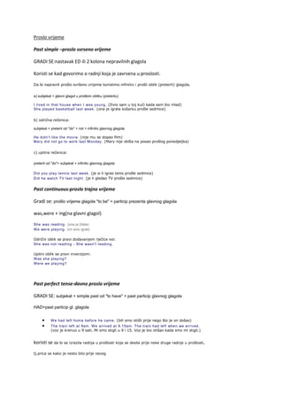 Proslo vrijeme | DOCX
