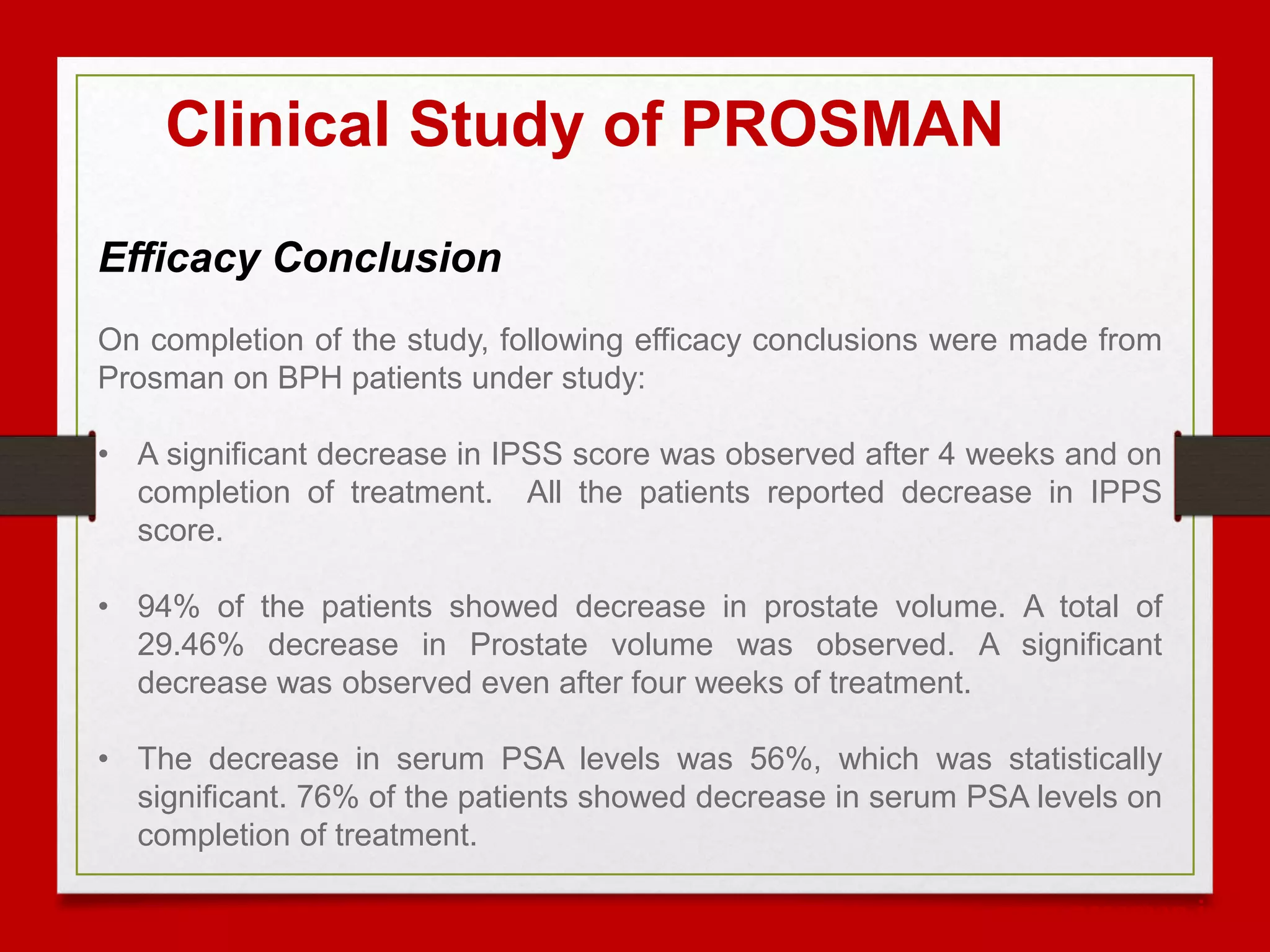 Prosman supports healthy prostate | PPTX