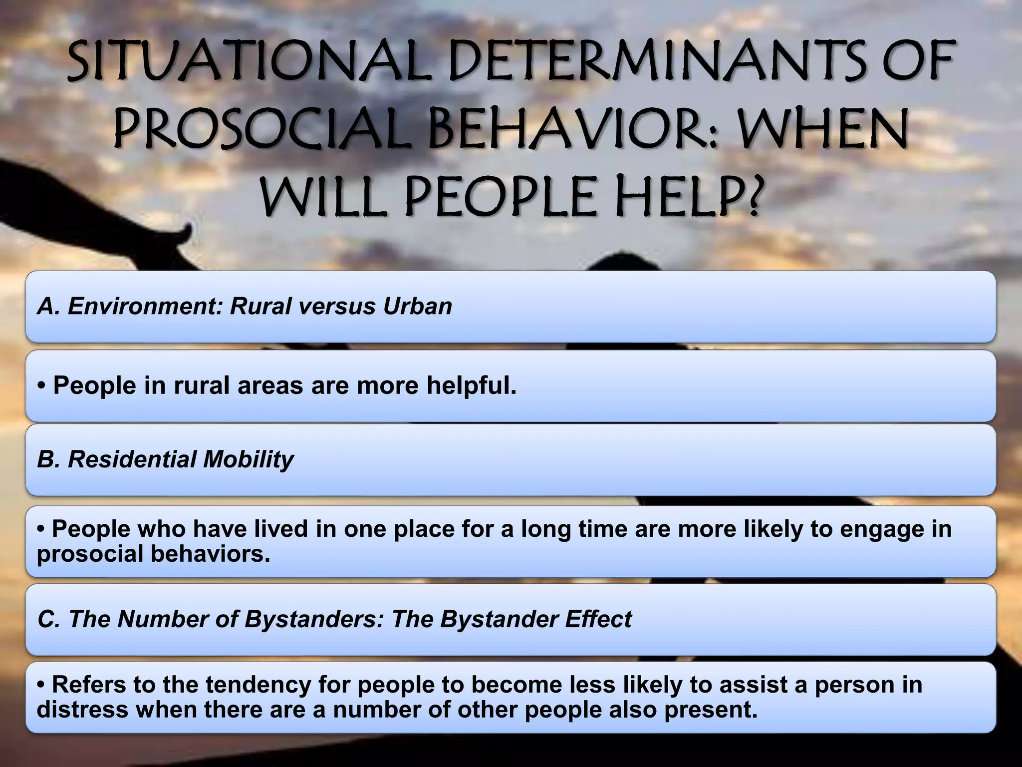 Prosocial behavior | PPT