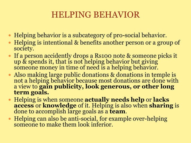 Prosocial behavior | PPTX