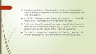 PROSOCIAL BEHAVIOR in the light of social behavior | PPTX