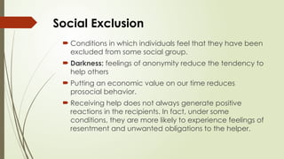 PROSOCIAL BEHAVIOR in the light of social behavior | PPTX