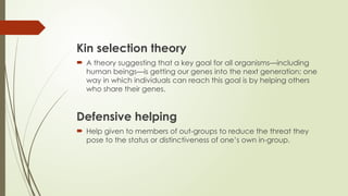 PROSOCIAL BEHAVIOR in the light of social behavior | PPT