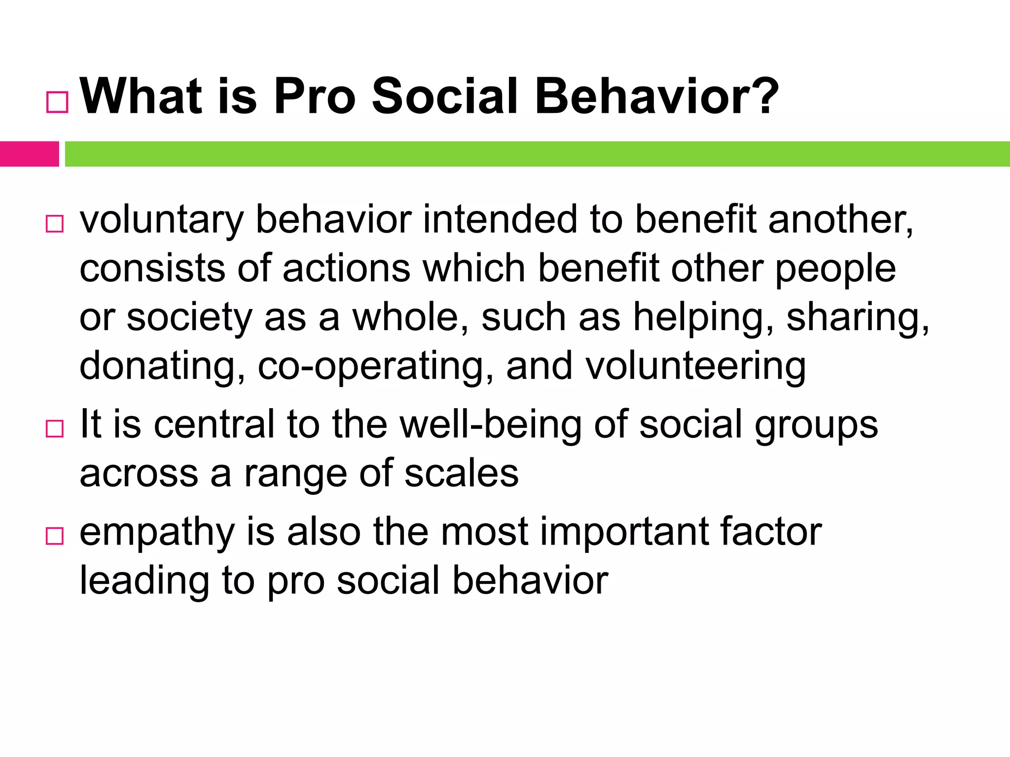Prosocial behavior ppt final | PPTX