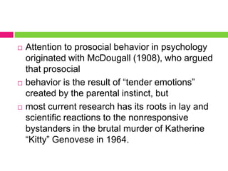 Prosocial behavior ppt final | PPTX