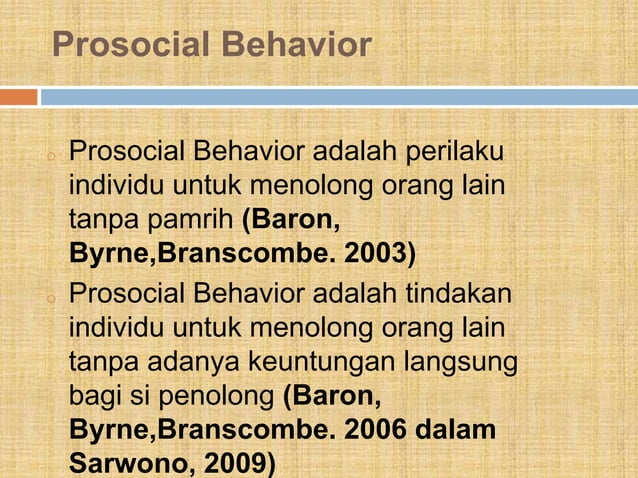Prosocial Behavior ppt | PPT