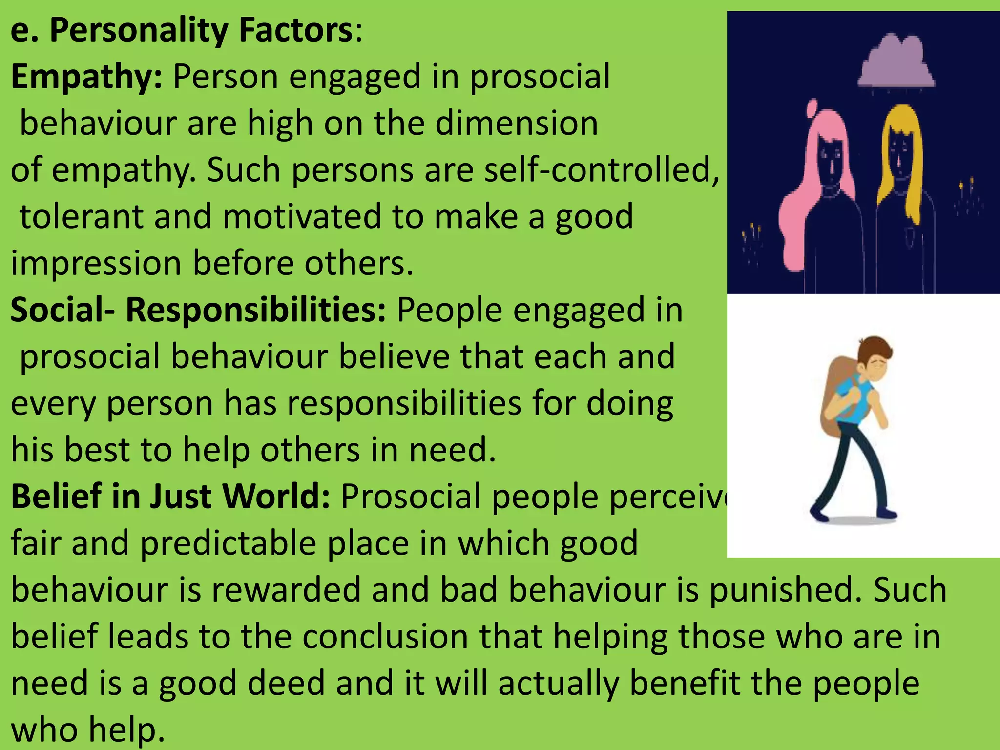 Prosocial behaviour and altruistic Behaviour Determinants | PPTX