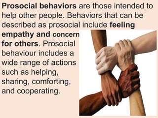 Prosocial behaviour and altruistic Behaviour Determinants | PPTX
