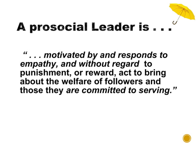 Prosocial leadership timothy ewest | PPT