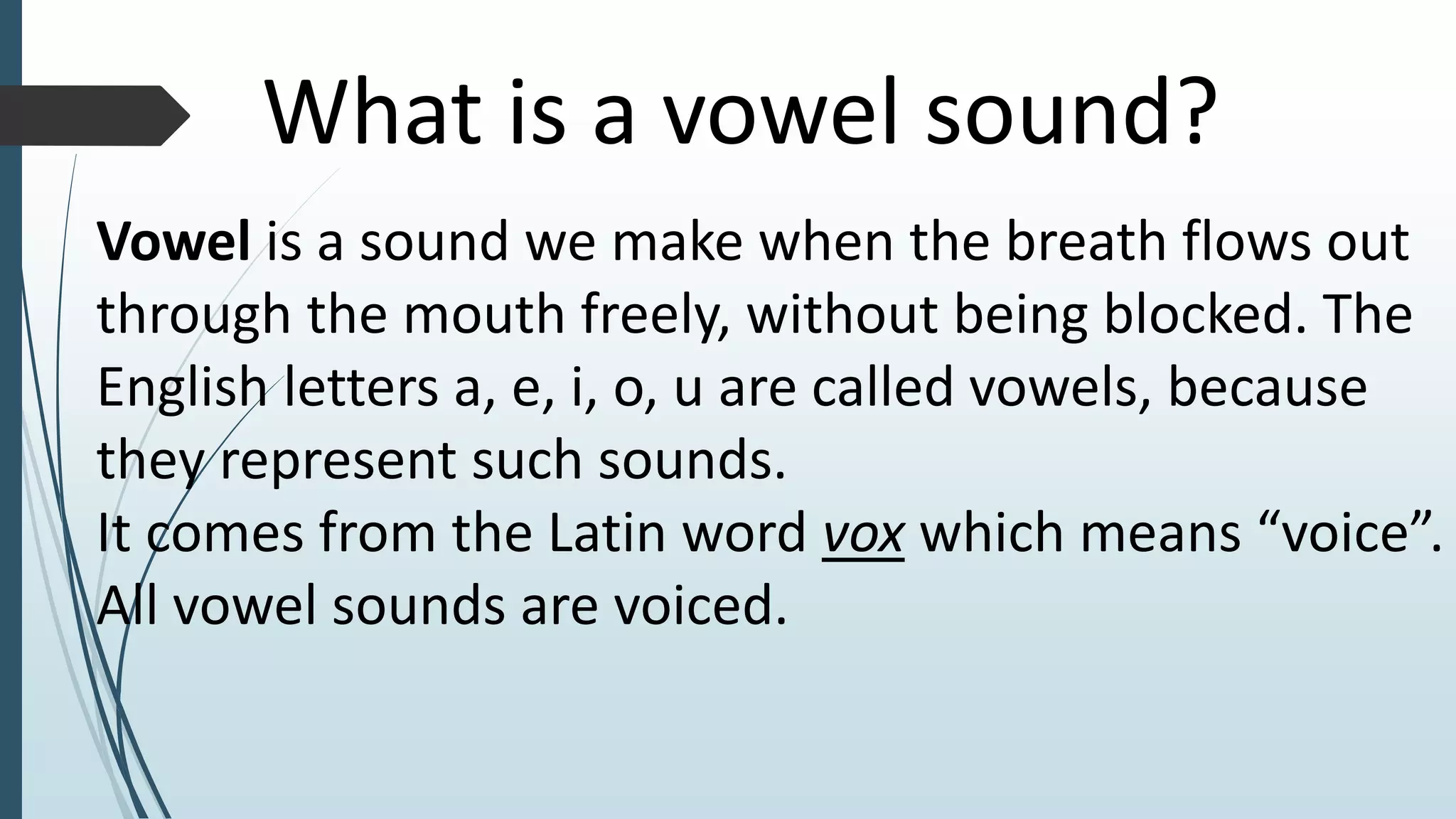 English vowel and diphthong sounds. Stress and unstress syllables | PPTX