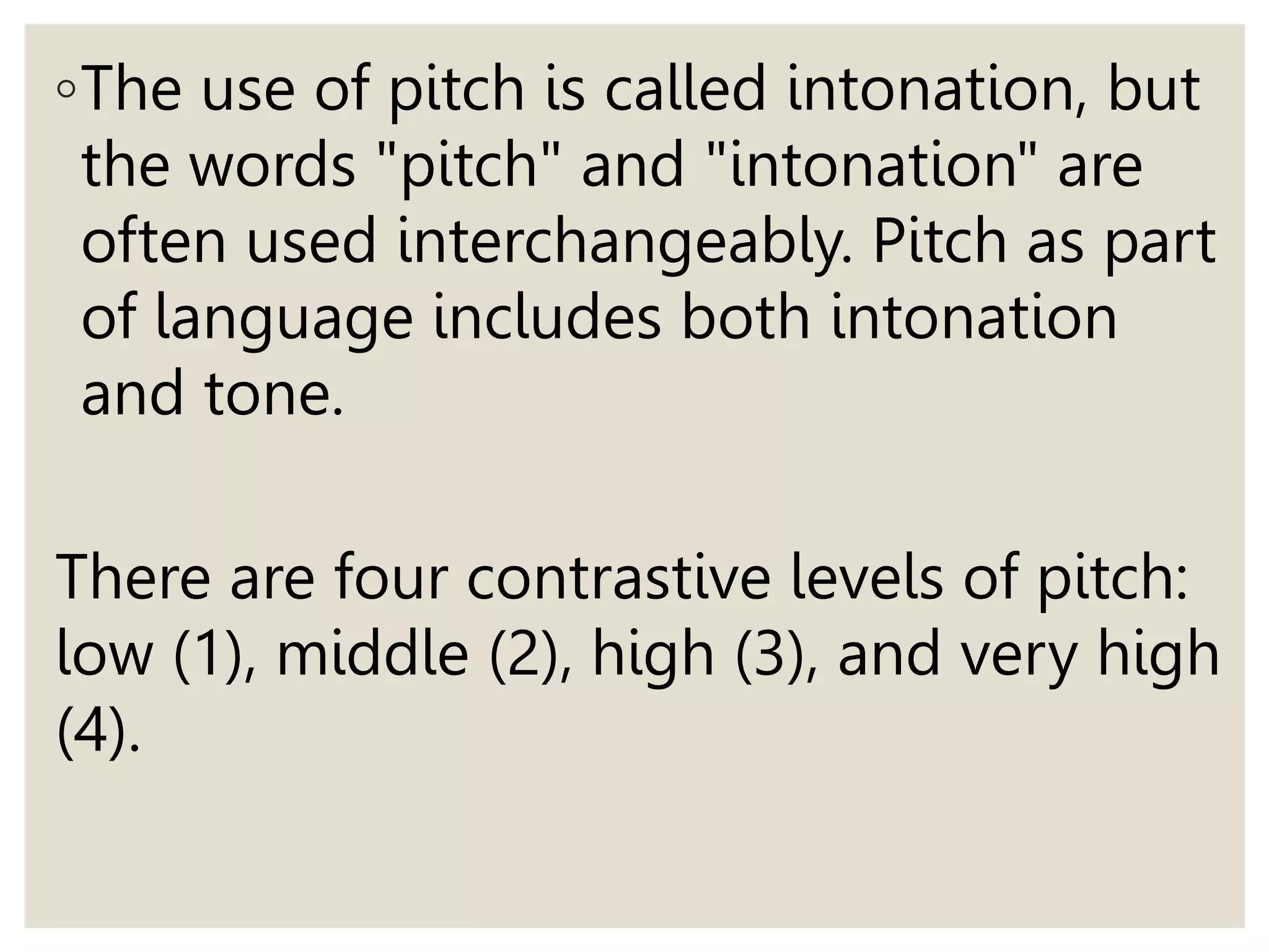 Prosodic Features Of Speech Ppt