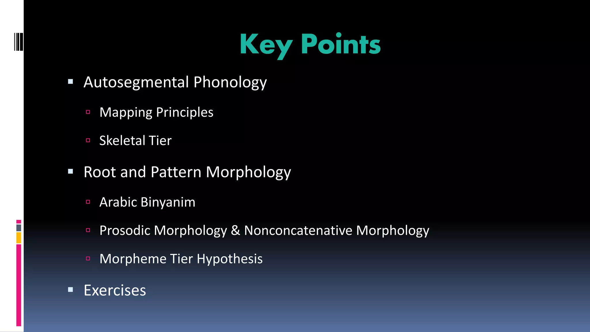 Prosodic Morphology | PPTX