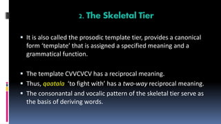 Prosodic Morphology | PPTX