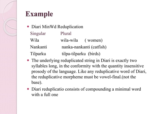 Prosodic Morphology | PPTX
