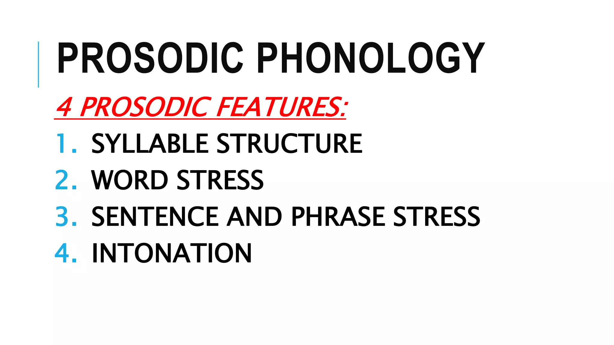 Prosodic phonology ms ferrer | PPTX
