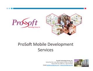 Prosoft mobile services v3 | PPT