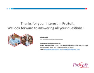 Prosoft mobile services v3 | PPT