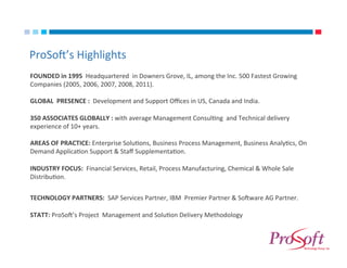 Prosoft mobile services v3 | PPT