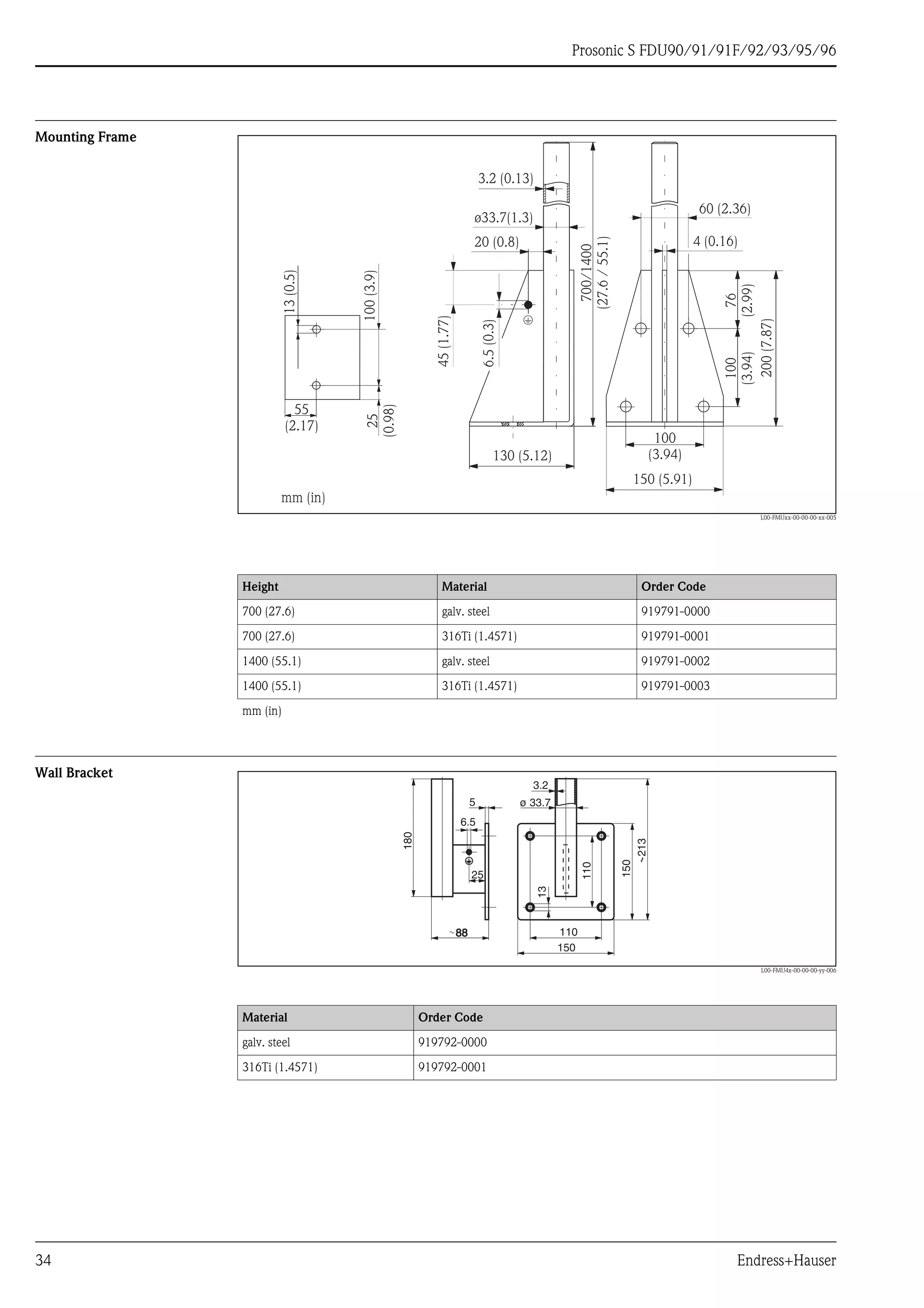 Prosonic s fdu90 endress+hauser datasheet-ultrasonic sensors | PDF