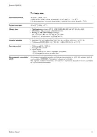 Prosonic s fmu90 endress+hauser datasheet-transmitter in housing | PDF