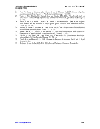 POLLEN MORPHOLOGY OF PERUVIAN PROSOPIS (FABACEAE) | PDF